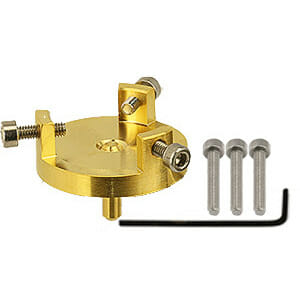 EM-Tec GR20 bulk sample holder for up to Ø20mm, gilded brass, pin ...