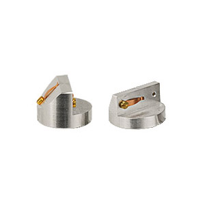 EM-Tec S-Clip sample holder with 2xS-Clips 45°/90° on Ø25 JEOL SEM stub ...