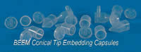 BEEM® Embedding Capsules Special Shapes - Delta Microscopies