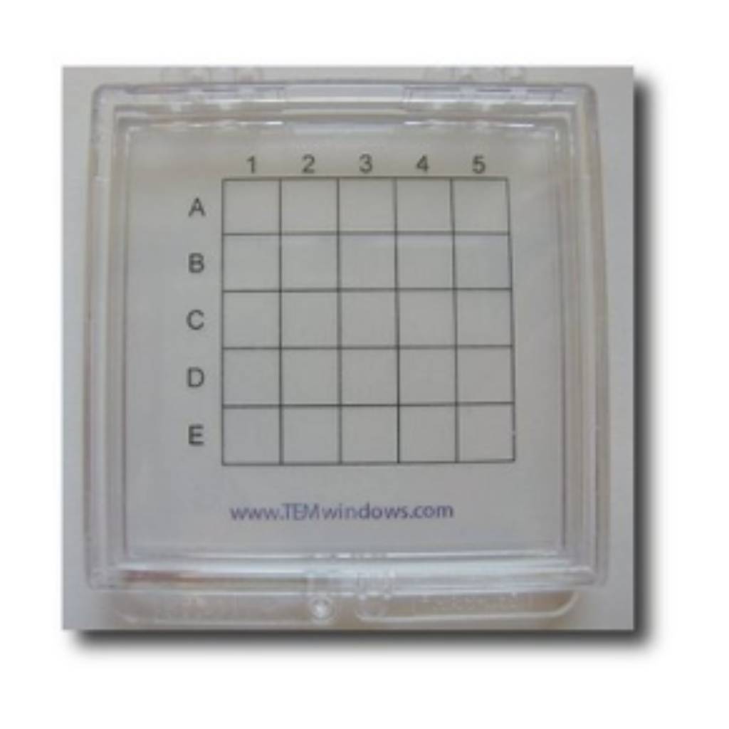 Gel-Boxes with 5×5 Grid Labeling - Delta Microscopies